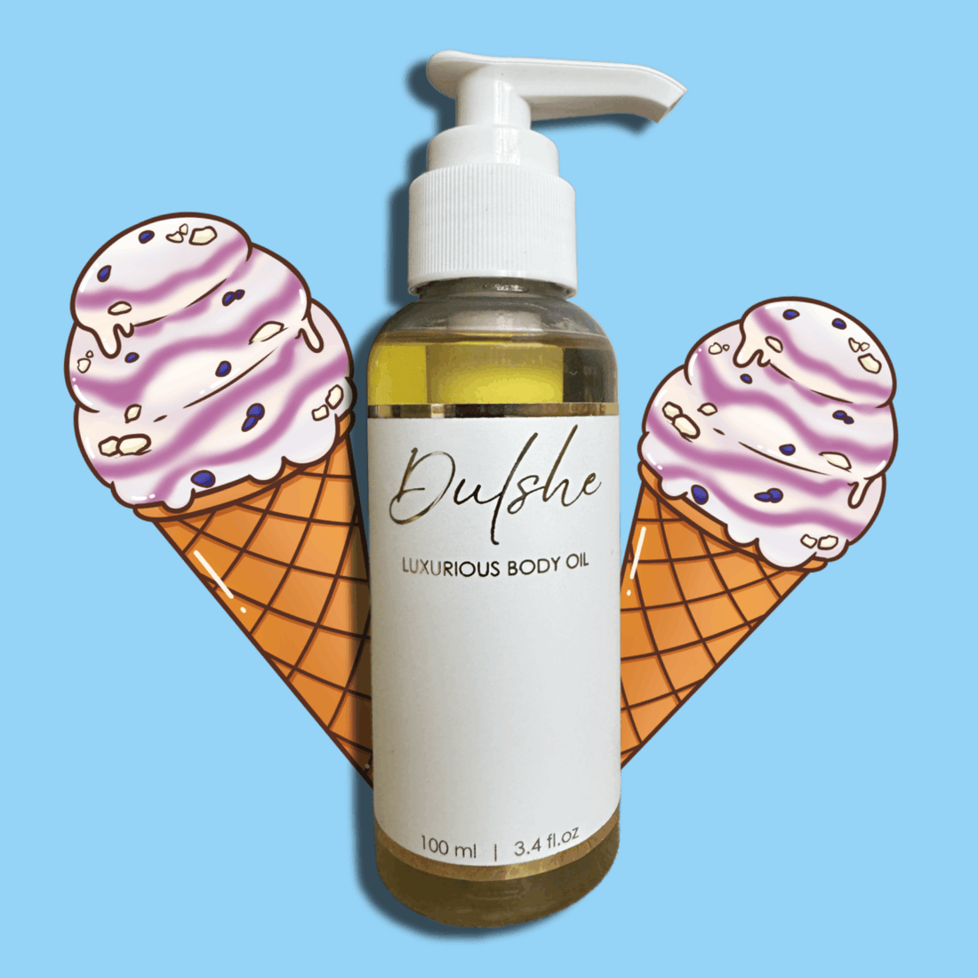 Blueberry Cheesecake Ice Cream Body Oil – Dulshe