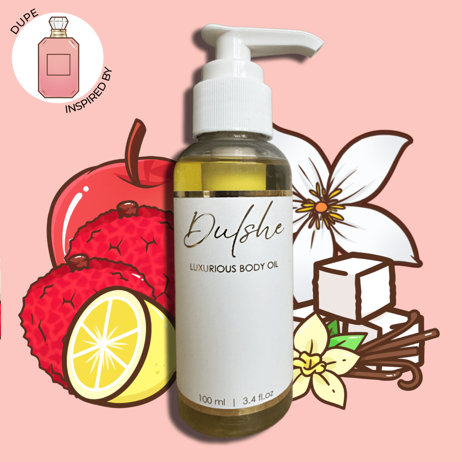 Refreshing Lychee Body Oil – Dulshe